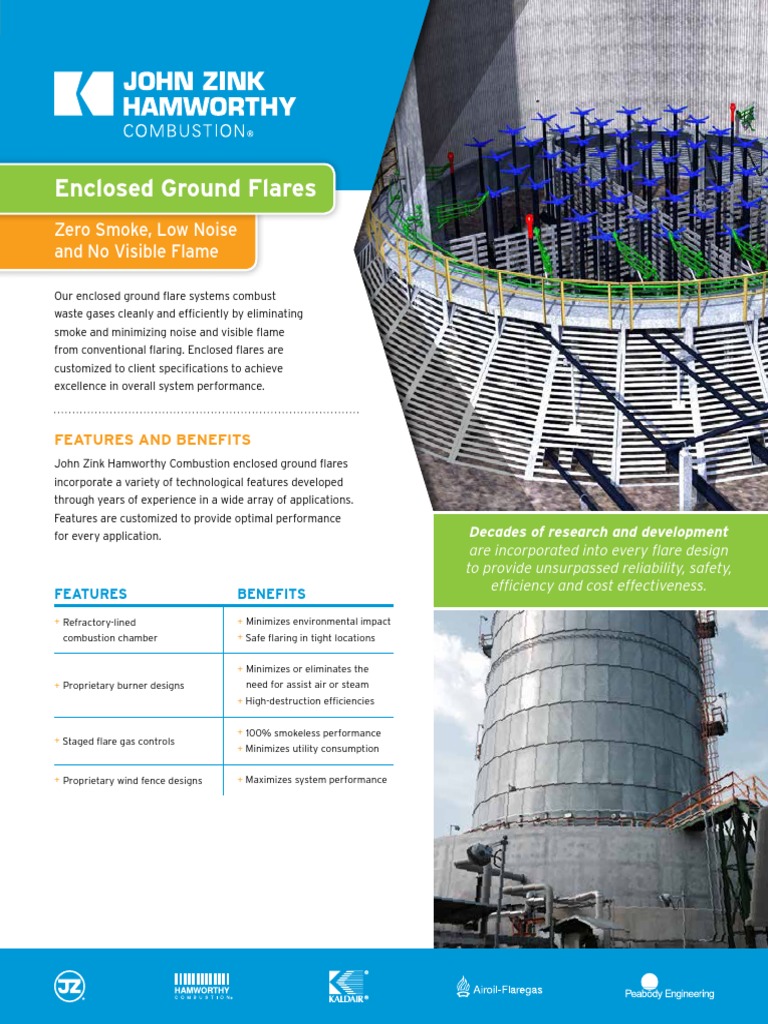 Enclosed Ground Flares | PDF | Computational Fluid Dynamics | Combustion