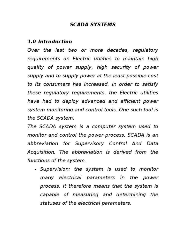 Scada System | Download Free PDF | Communications System | Scada