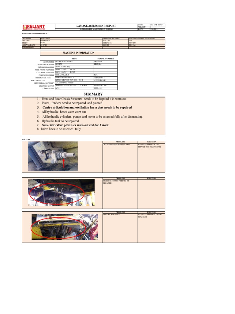 RP-03 Assessment Report | PDF | Engines | Vehicles