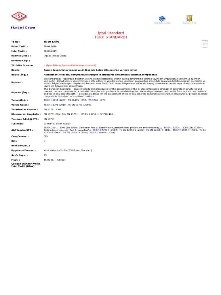 TS en 13791-Standard Detayı | PDF