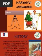 Learn Haryanvi | PDF | Languages Of India | Language Varieties And Styles