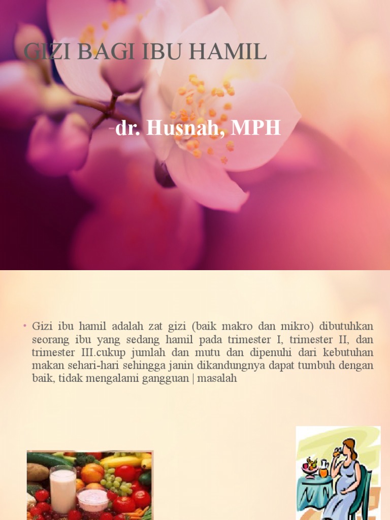 Gizi Bagi Ibu Hamil Edit | PDF