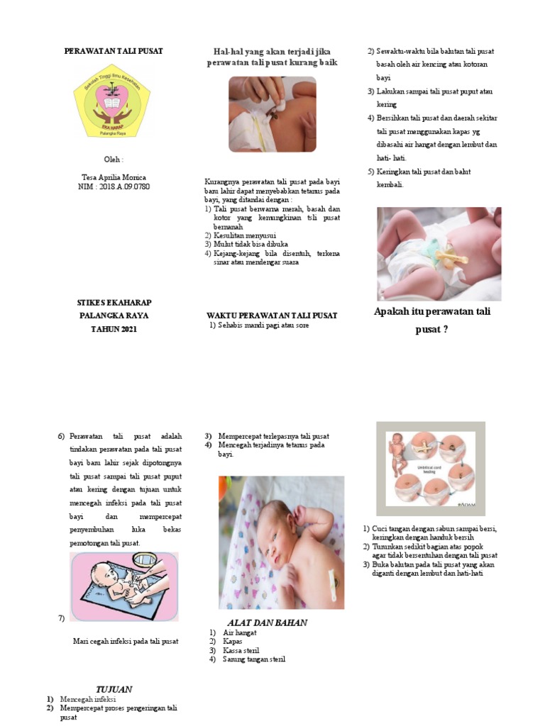Leaflet Perawatan Tali Pusat | PDF