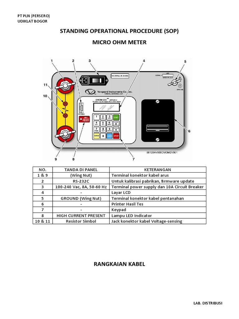Micro Ohm Meter | PDF