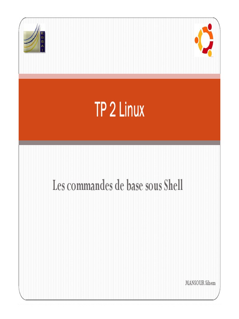 Cours 2 Linux | PDF | Interface système | Linux