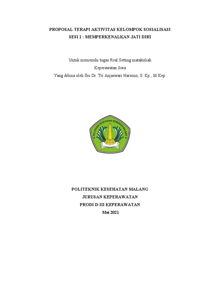 Proposal + SP Taks Sesi 1 | PDF | Karier & Perkembangan | Pengembangan Diri