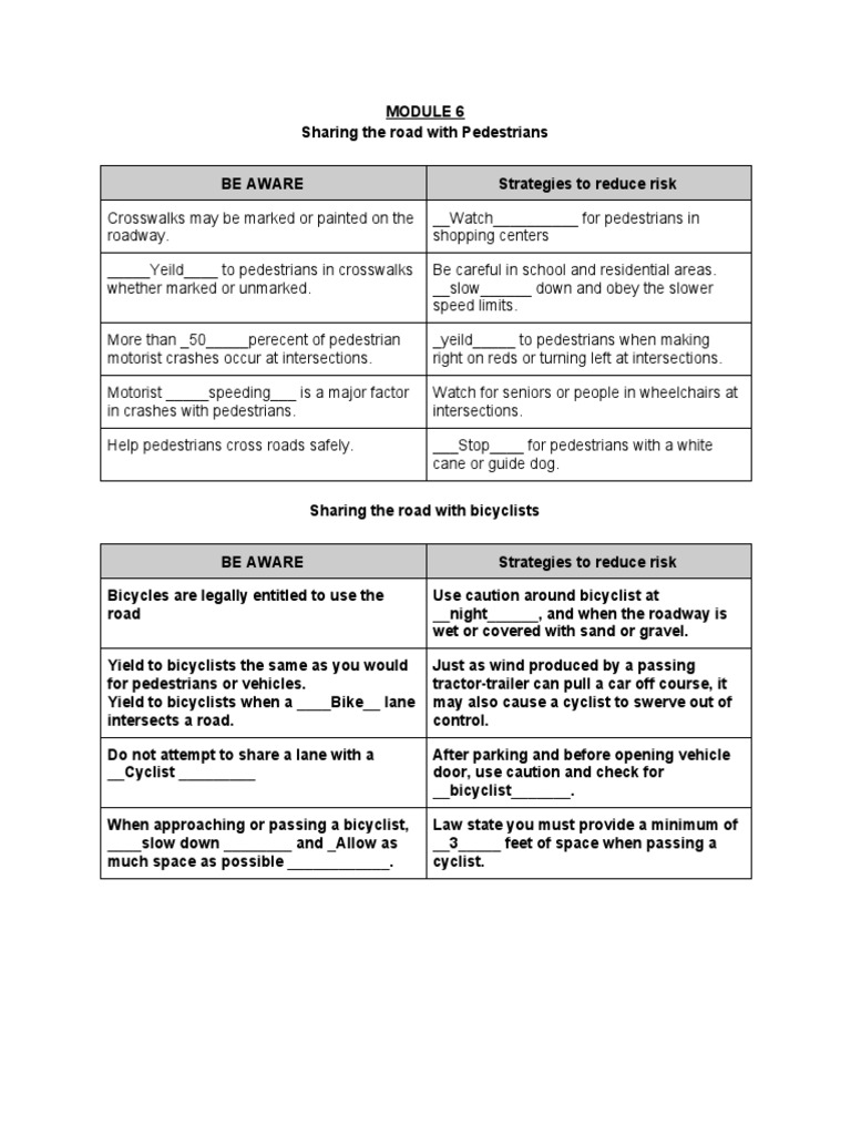 A Copy of MODULE 6 Guided Notes | PDF | Semi Trailer Truck | School Bus