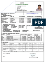 CURRICULUM VITAE Seaman Application Form | PDF | Watercraft | Ships