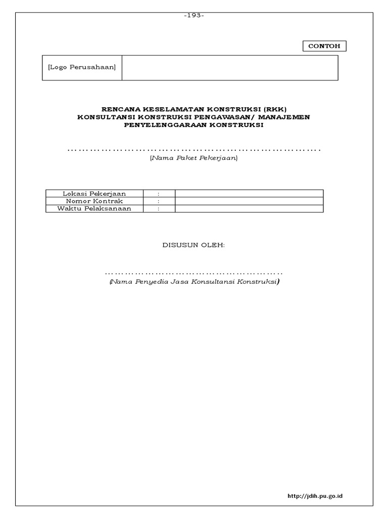 Format RKK Baru | PDF