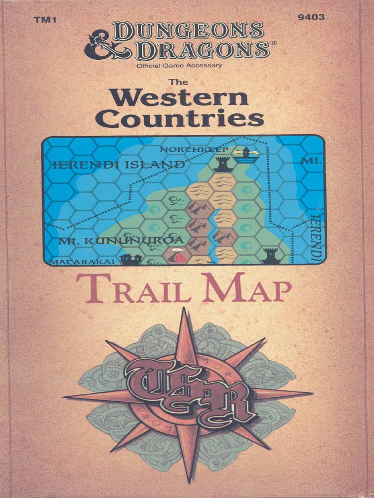 TM1 - Western Countries Trail Map | PDF | Precipitation | Snow