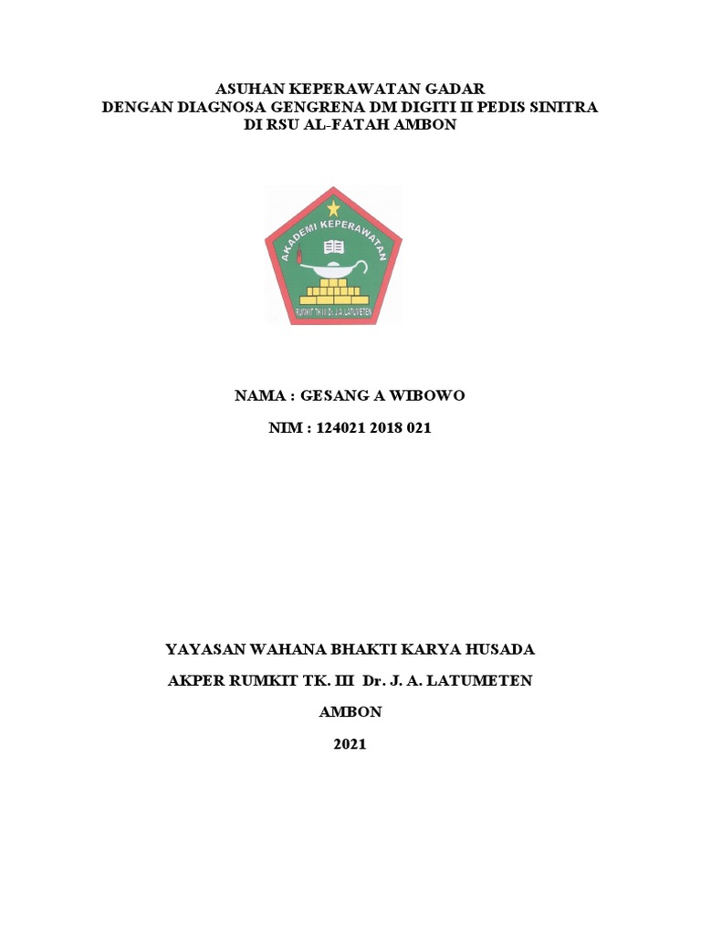 Gengrena DM Digiti II Pedis Sinitra Oka | PDF