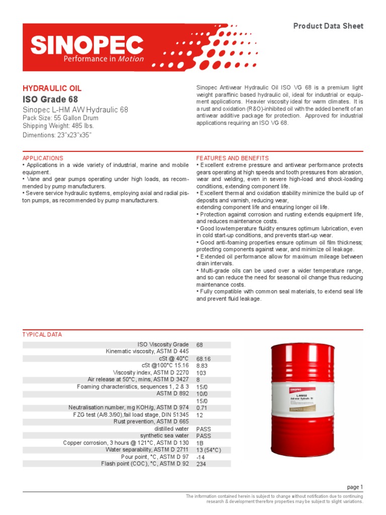 ISO Grade 68: Performance in Motion | PDF | Mechanical Engineering ...