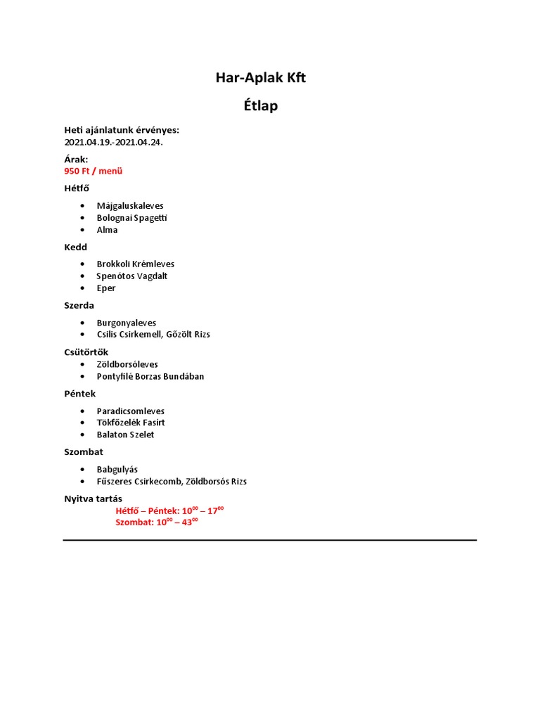 Menu Minta | PDF
