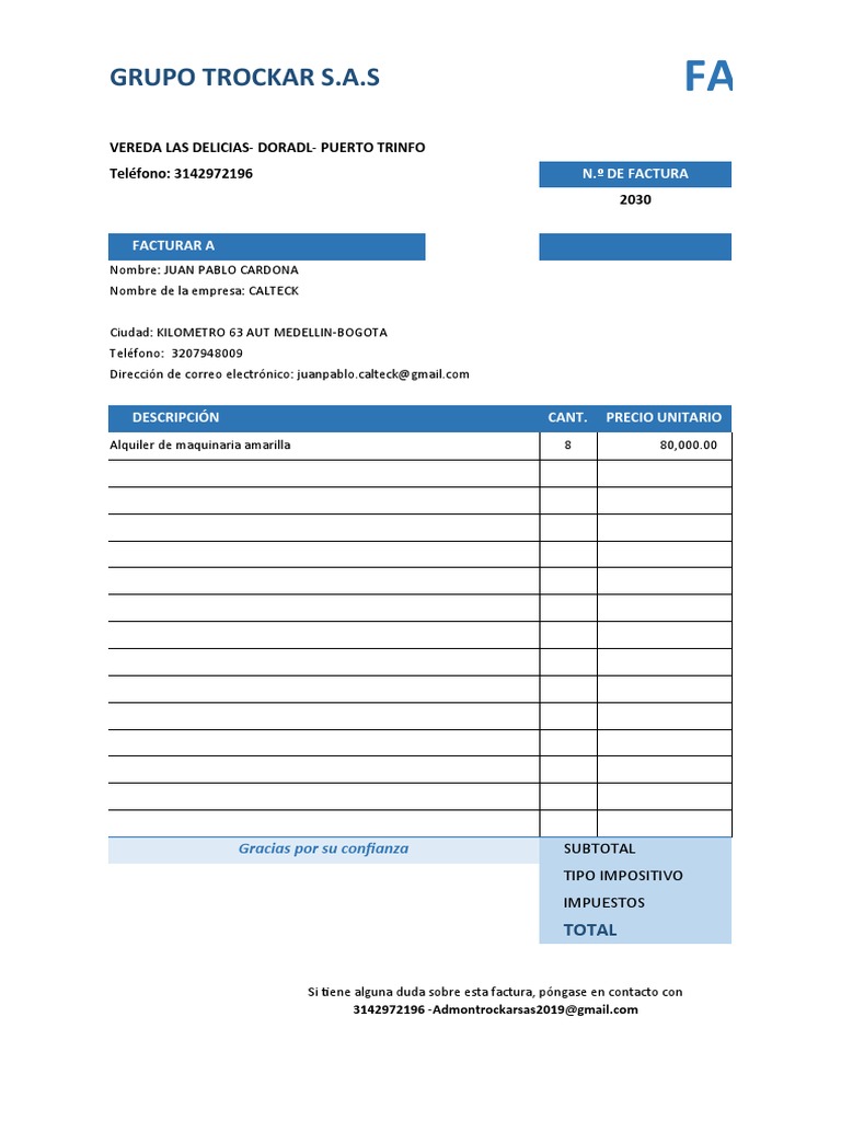 Factura de Venta | PDF | Documentos empresariales | Contabilidad