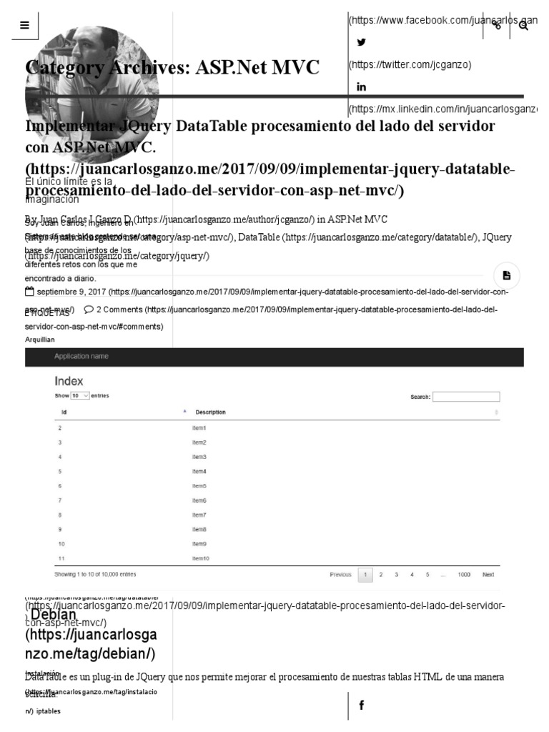 MVC - Juan Carlos Iván Ganzo Domínguez | PDF | J Query | Páginas del servidor activo