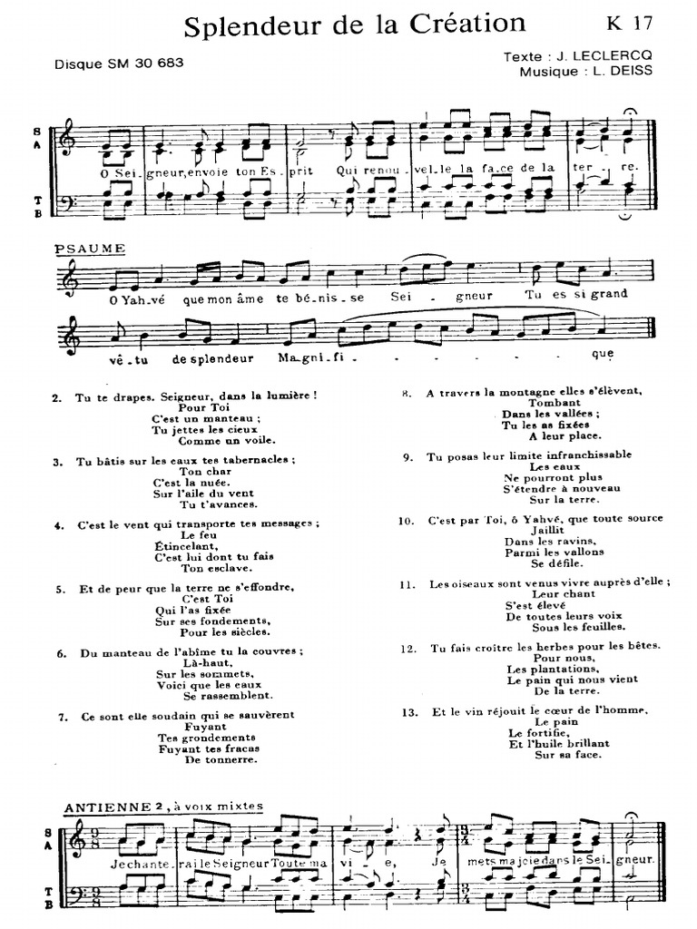 Splendeur de La Creation | PDF