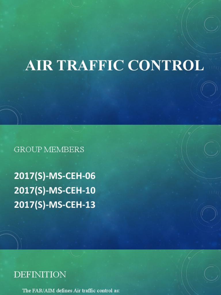 Air Traffic Control Lecture-1 | PDF | Air Traffic Control | Transponder ...