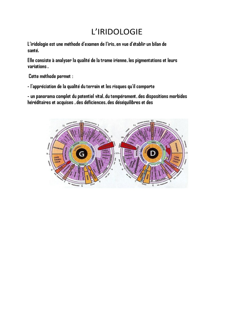 L'iridologie | PDF