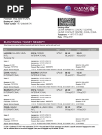Qatar Airways Invoice Details | PDF | Qatar | Arabian Peninsula