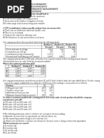Acca PM Cheat Sheet | PDF | Performance Indicator | Return On Investment