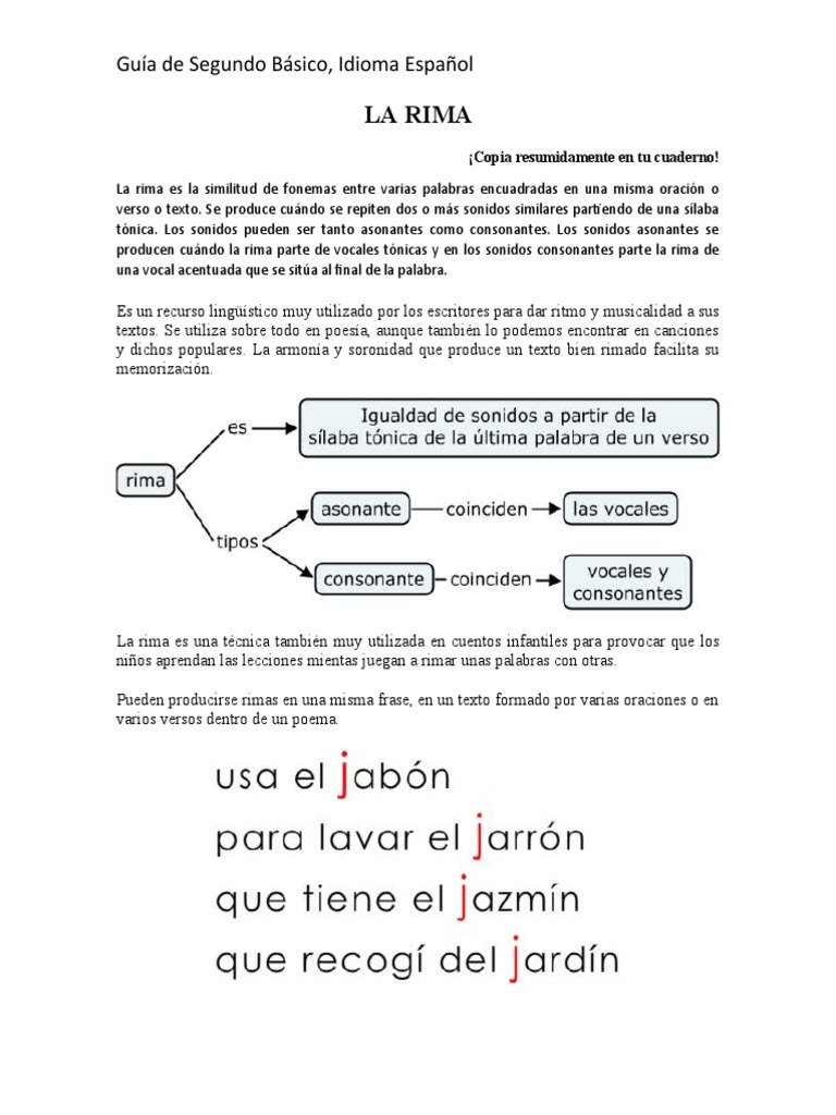La Rima Segundo | PDF | Rima | Poesía
