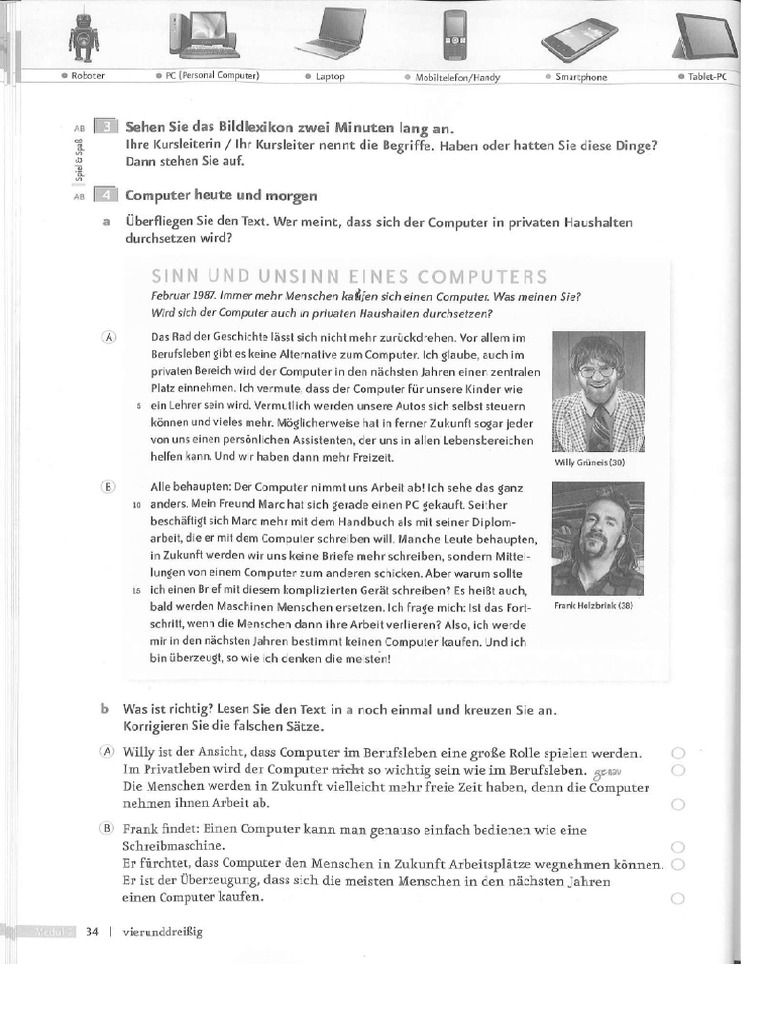 Menschen B1 Kursbuch (B1.1 Und B1.2) | PDF