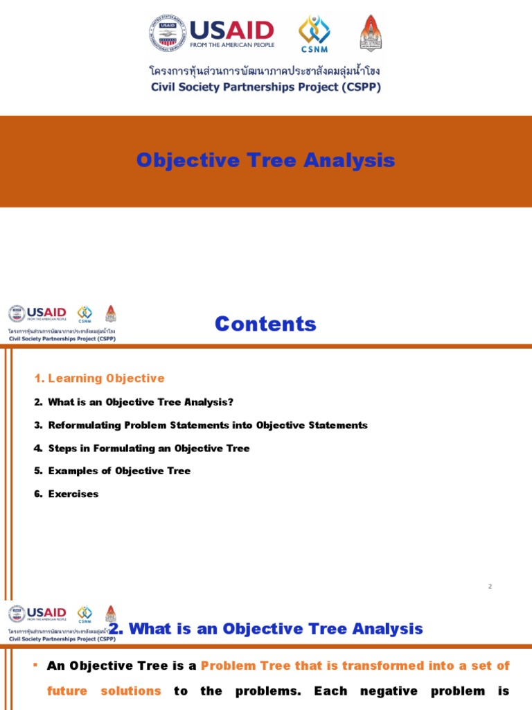 Objective Tree Analysis | PDF | Hierarchy | Business