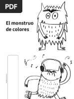 Material - El Monstruo de Colores | PDF | Color | Las emociones