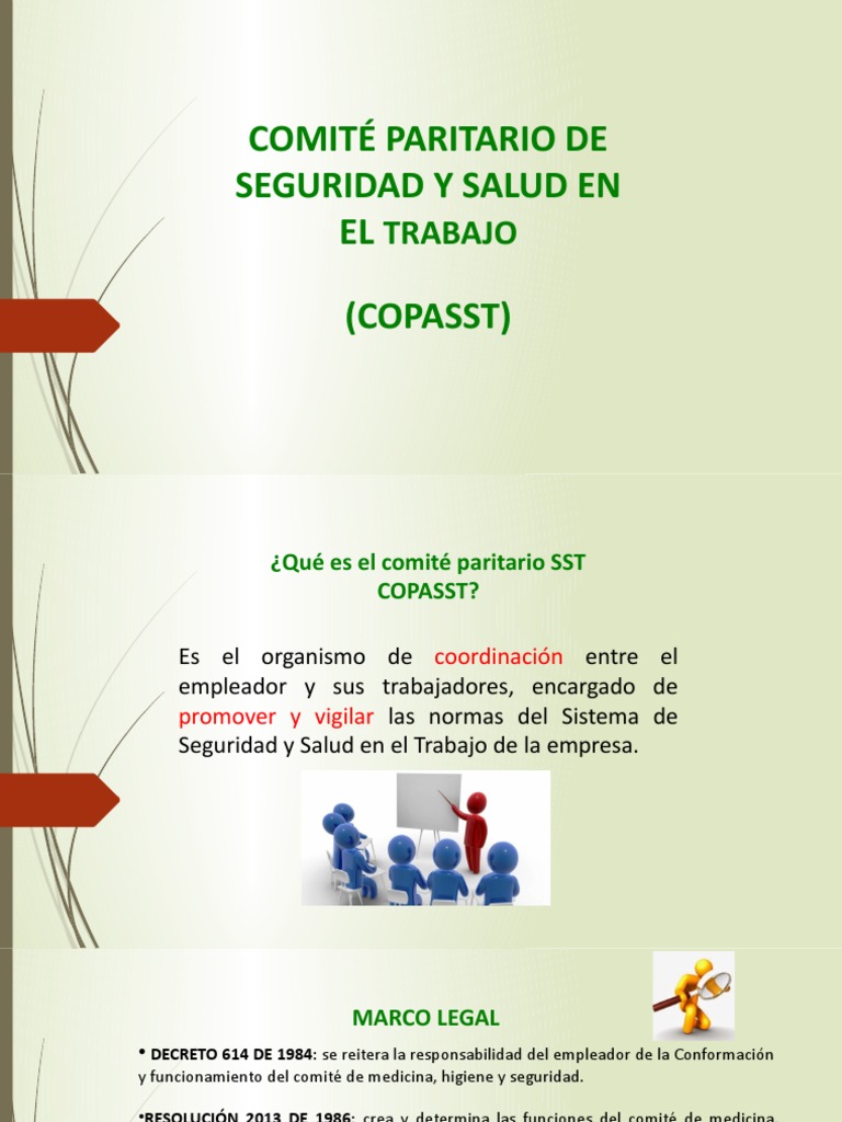 Copasst y CCL | PDF | Seguridad y salud ocupacional | Bienestar