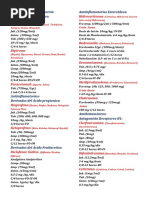 Tabla de Antihistaminicos Sedantes y No Sedantes Con Dosismoto | PDF ...