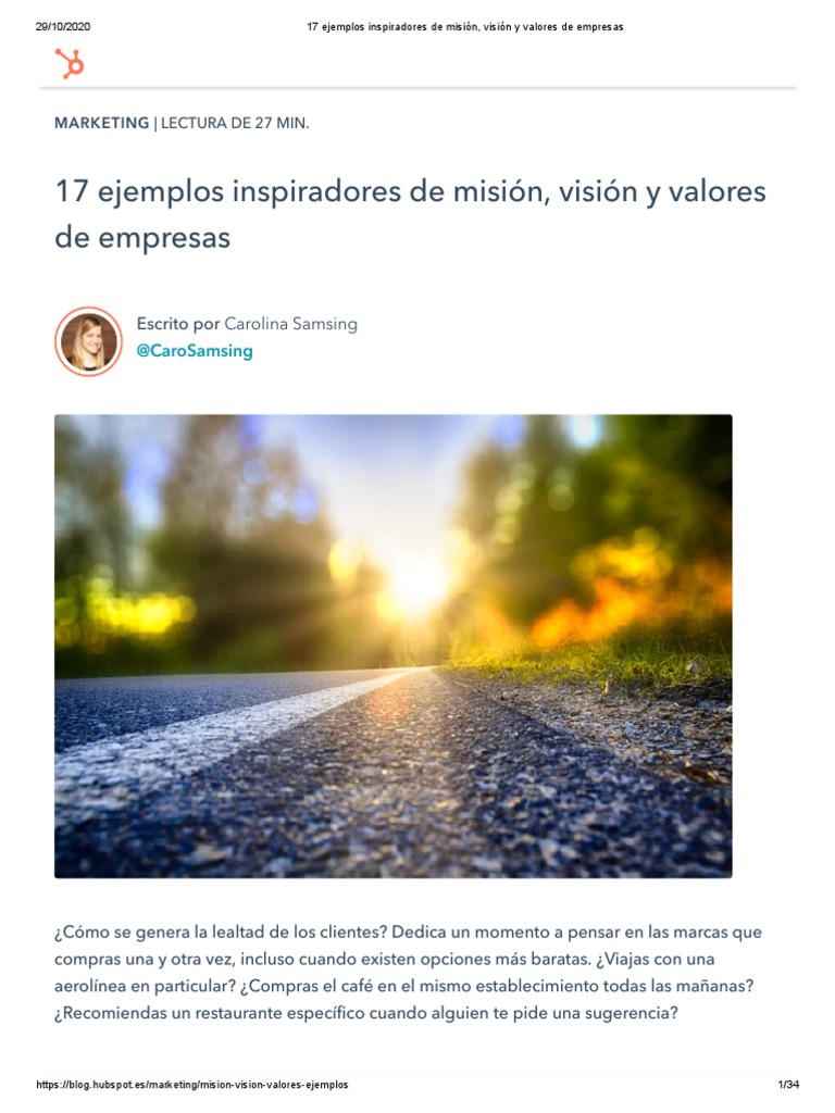 17 Ejemplos Inspiradores de Misión, Visión y Valores de Empresas | PDF | Empresas | Apple Inc.