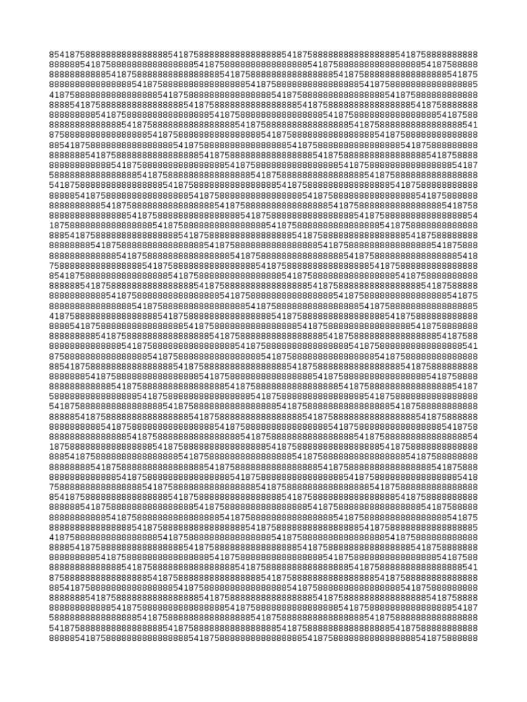 Numeric Sequence Document | PDF