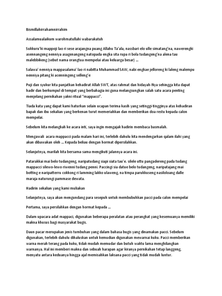 MC Mappacci-WPS Office | PDF