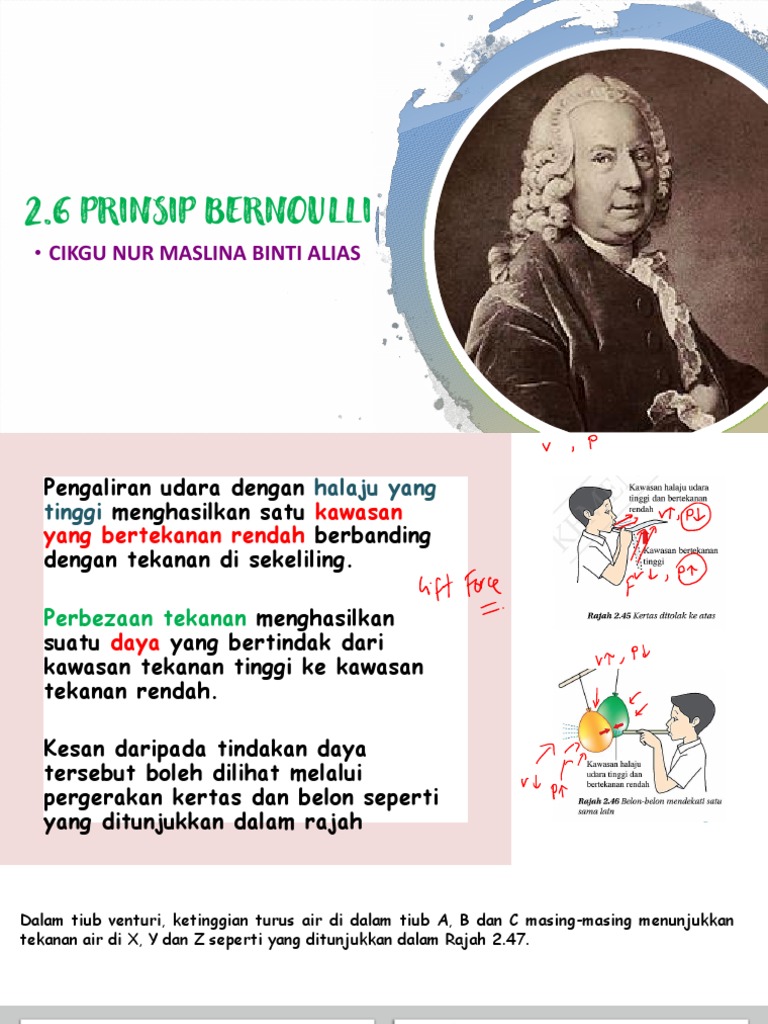 2.6 Prinsip Bernoulli | PDF