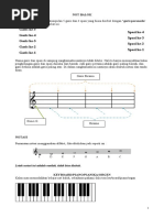 Dasar Not Balok dan Nilainya | PDF