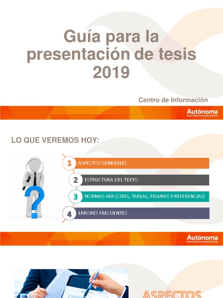 Guía de Presentación de Tesis | PDF | Estilo apa | Escritura
