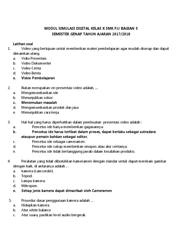 Simdig (Semester 2 | PDF