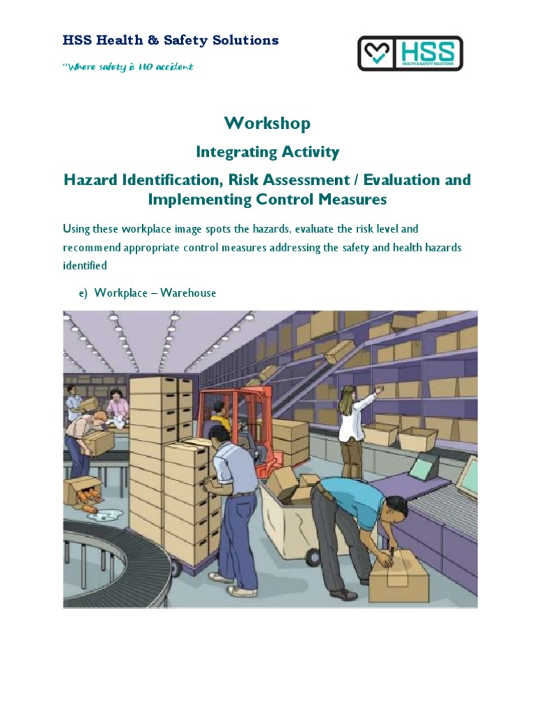 Workshop - Risk Assessment - E | PDF