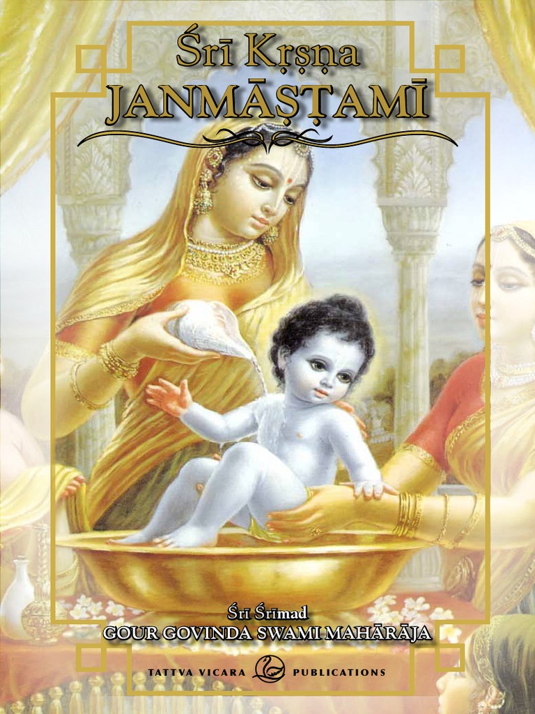 Gour Govinda Swami - Sri Krishna Janmastami | PDF | Forms Of Vishnu ...