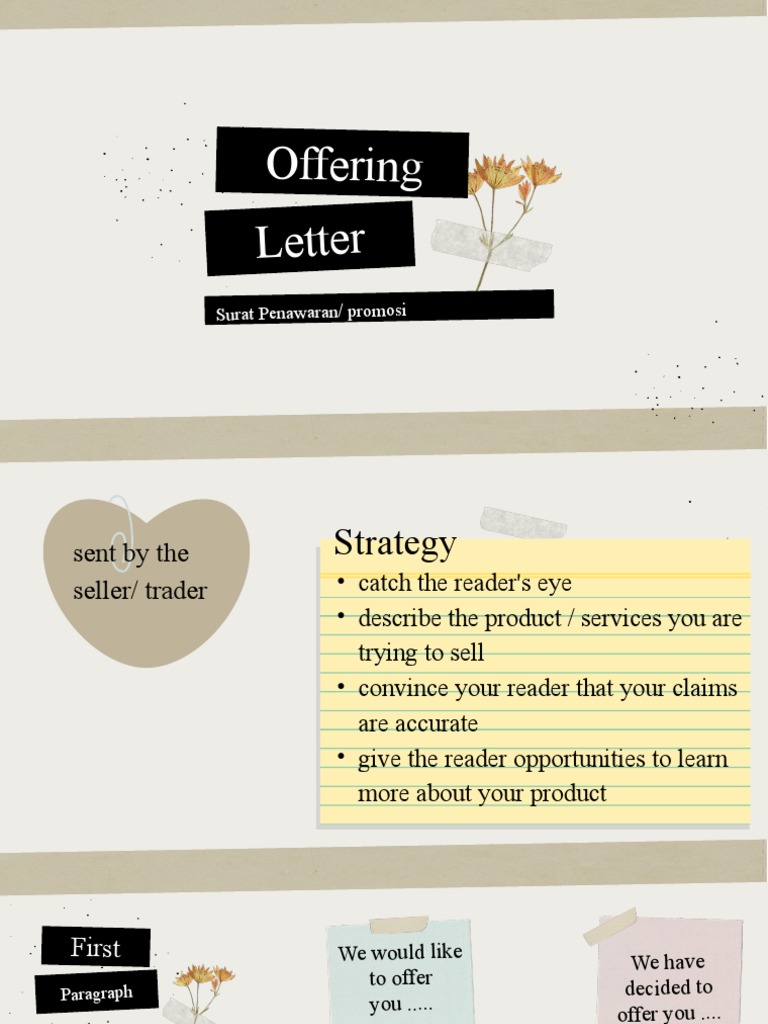 Offer Letter Writing Guide | PDF