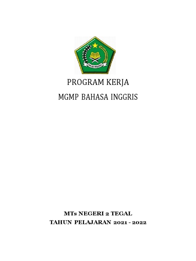 Program Kerja Pengurus MGMP | PDF
