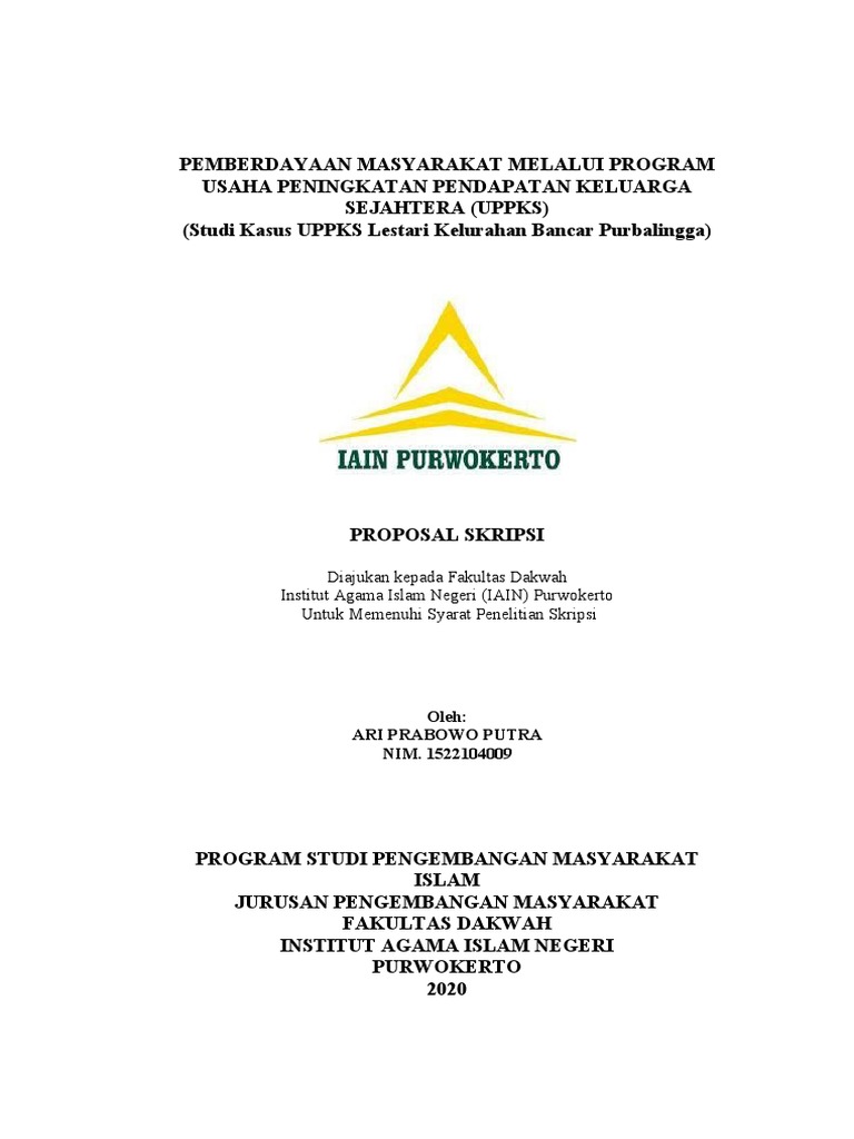 Proposal Skripsi Fix | PDF