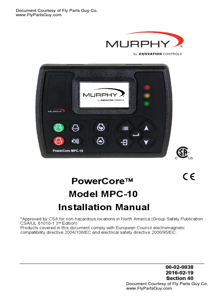 MPC-10 Installation Manual | PDF