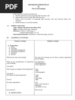Detailed Lesson Plan in Tle Grade 8 | PDF | Spoon | Kitchen Utensil