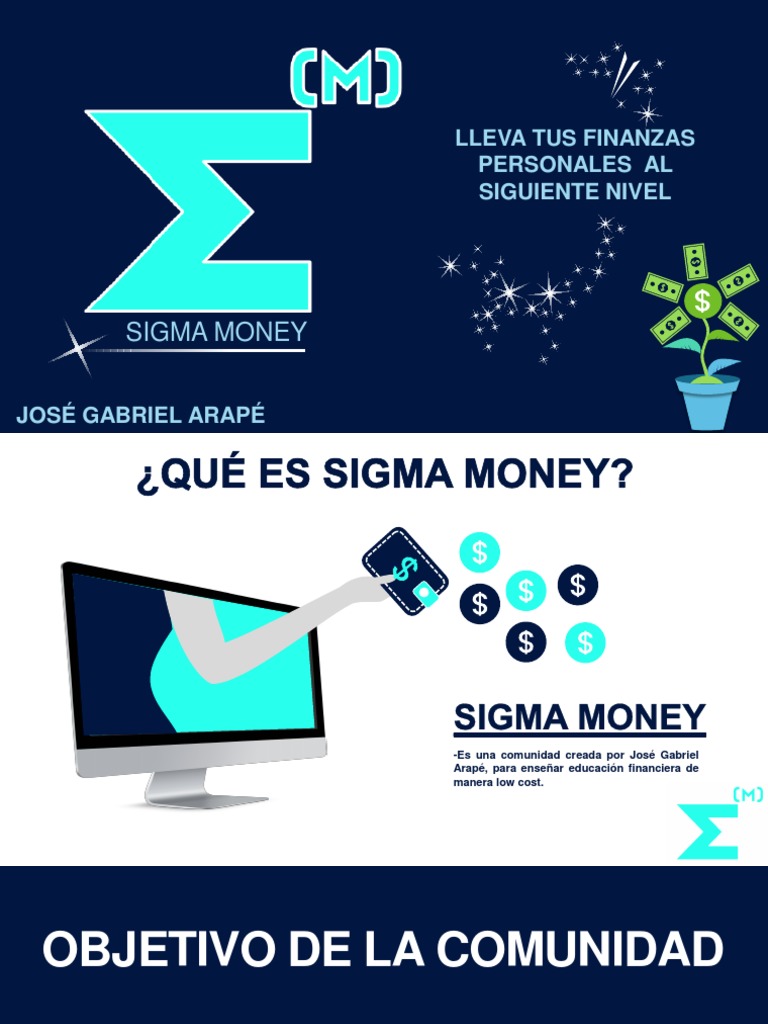 Sigma Money | PDF | Educación financiera | Iniciativa empresarial