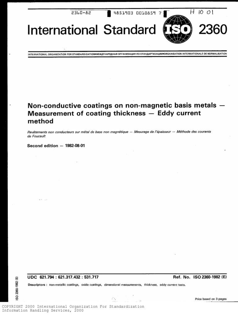 Iso 2360 | PDF