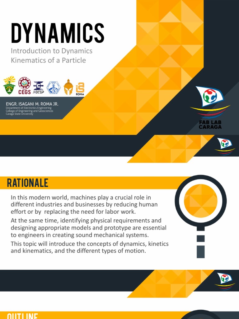 Dynamics: Introduction To Dynamics Kinematics of A Particle | PDF | Kinematics | Acceleration