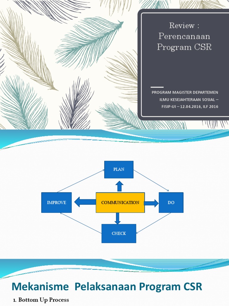 Review Perencanaan CSR | PDF