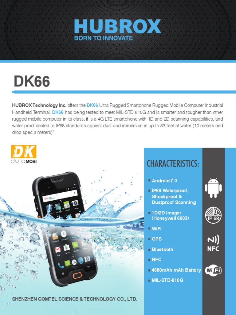 Characteristics:: DK66 DK66 | PDF | Lte (Telecommunication) | Smartphone
