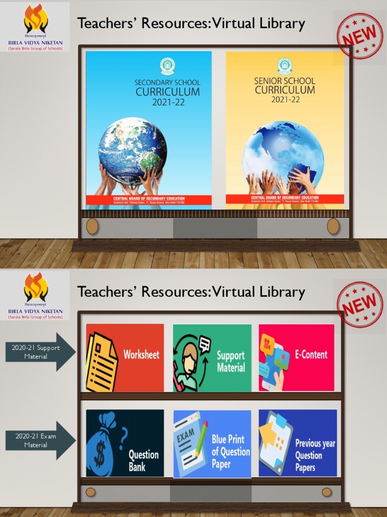 CBSE Teachers' Virtual Library 2021 | PDF